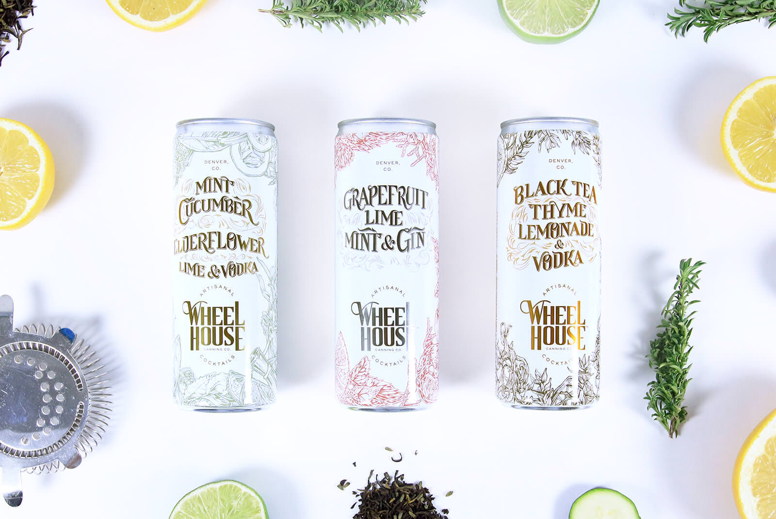 Wheelhouse Canned Cocktails Design | Watermark Design