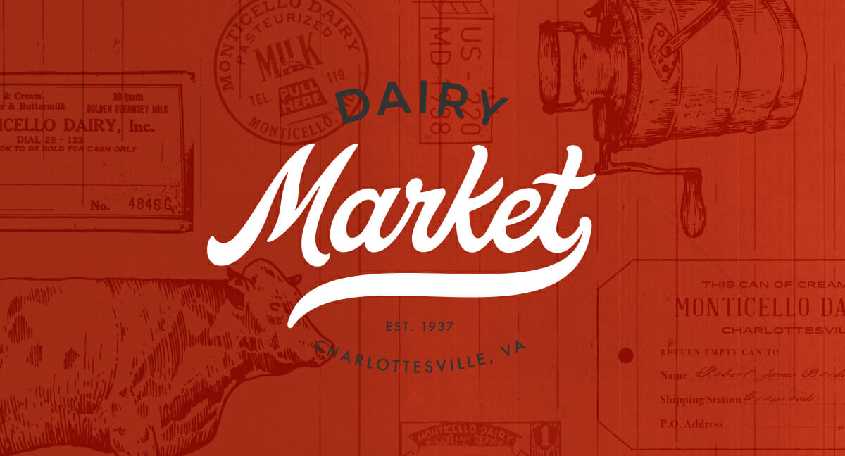 Dairy Market Brand Development - Watermark Design