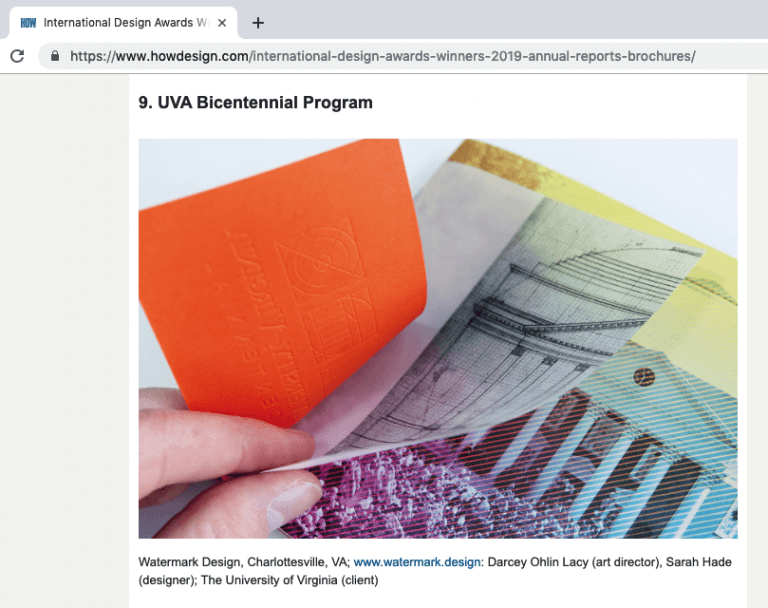Watermark Named 2X Winner in HOW International Design Awards ...